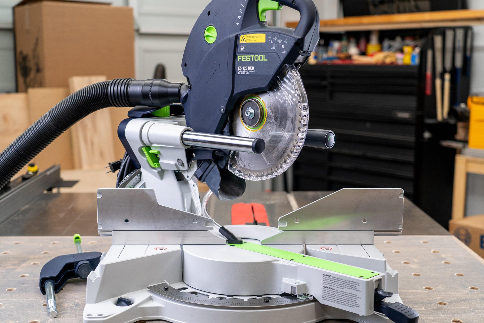 Festool Kapex KS 120 Zero Clearance Dust Collection Throat Plate – Red ...